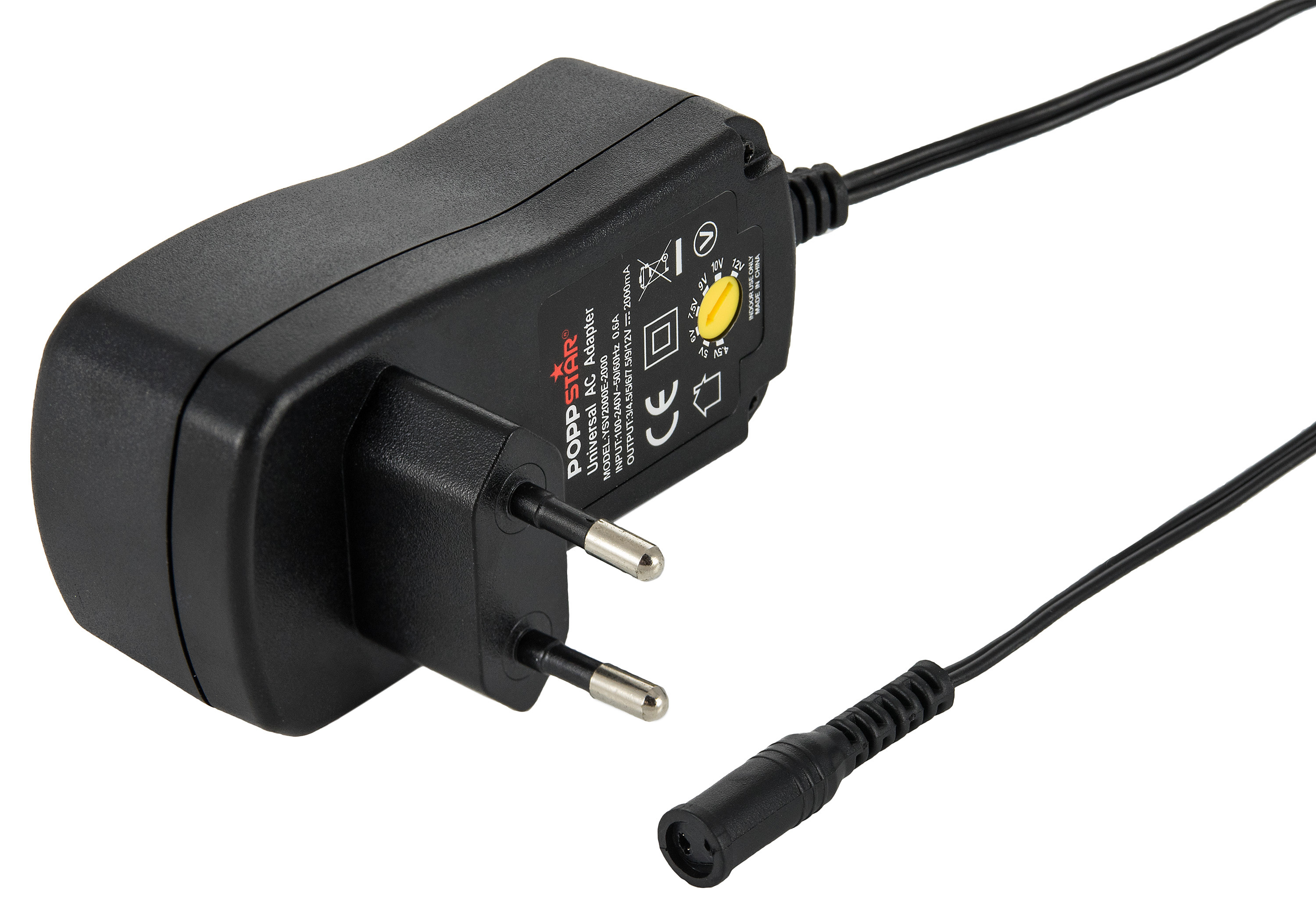 AC DC Universal Netzteil Ladegerät Steckernetzteil 12V 2A mit 6 ...