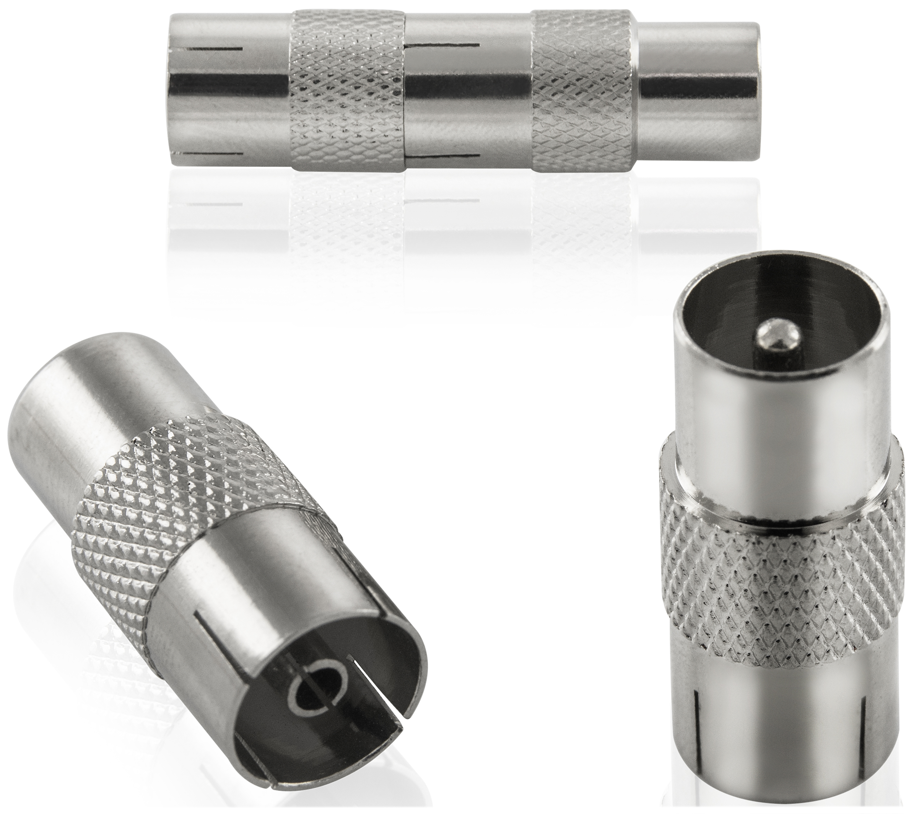 Poppstar 8x SAT-Adapter (IEC Antennenbuchse a. Antennenstecker),f ...